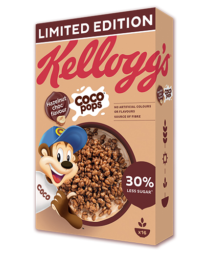 KELLOGGS COCO POPS HAZELNUT 375GR – Ta' Ganza