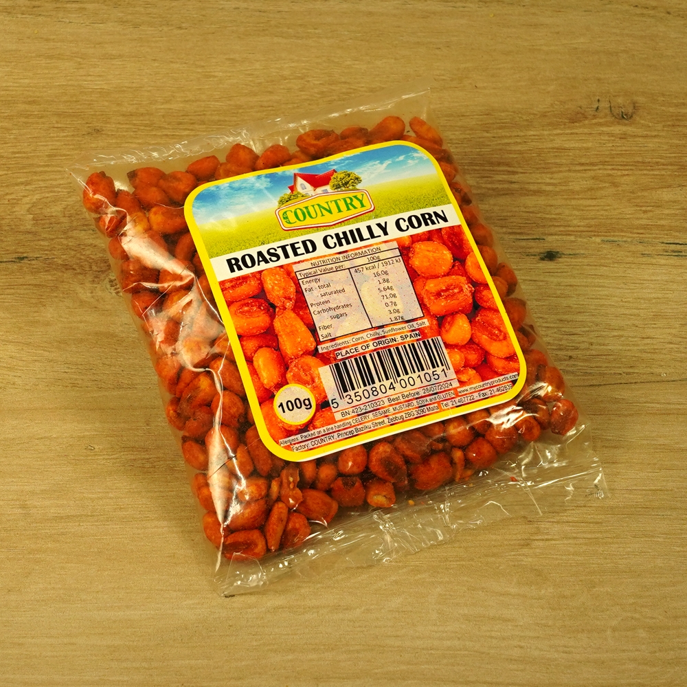 COUNTRY CHILLY CORN 100G – Ta' Ganza