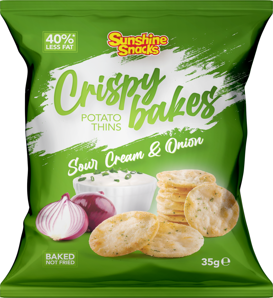 CRISPY BAKES SOUR CREAM&ONION 35GR – Ta' Ganza