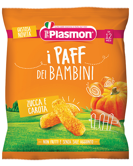 PLASMON PAFF ZUCCA E CAROTE 15G - Ta' Ganza