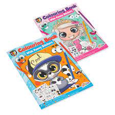 GRAFIX COLOURING BOOK A4 24SHEET+STICKERS – Ta' Ganza