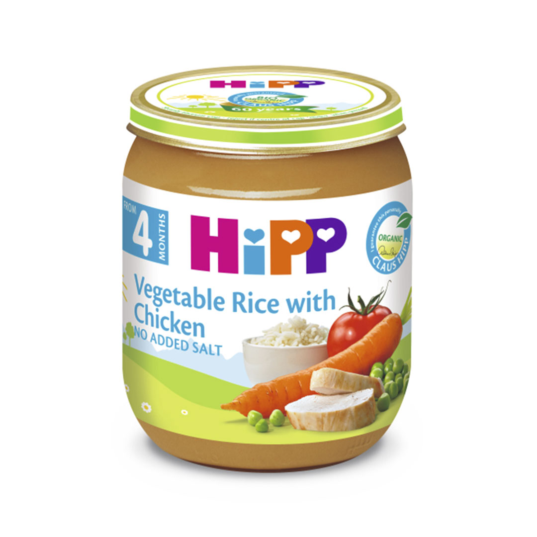 HIPP VEG,RICE&CHICKEN 125GR – Ta' Ganza