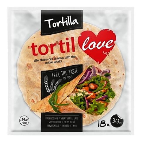 TORTIL WHEAT WRAPS 30CM 18PCS – Ta' Ganza