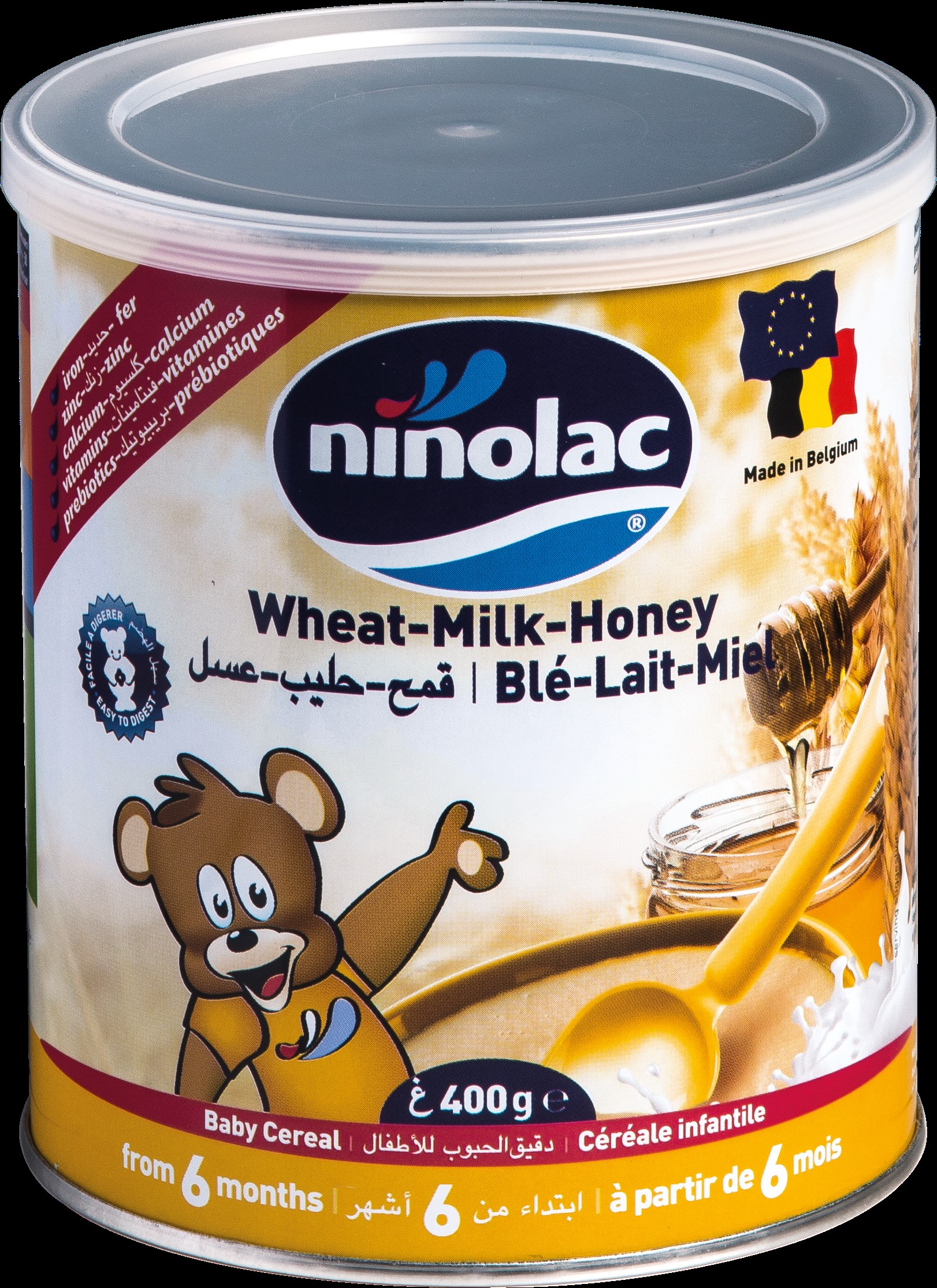 NINOLAC WHEAT MILK HONEY TIN 400GR – Ta' Ganza
