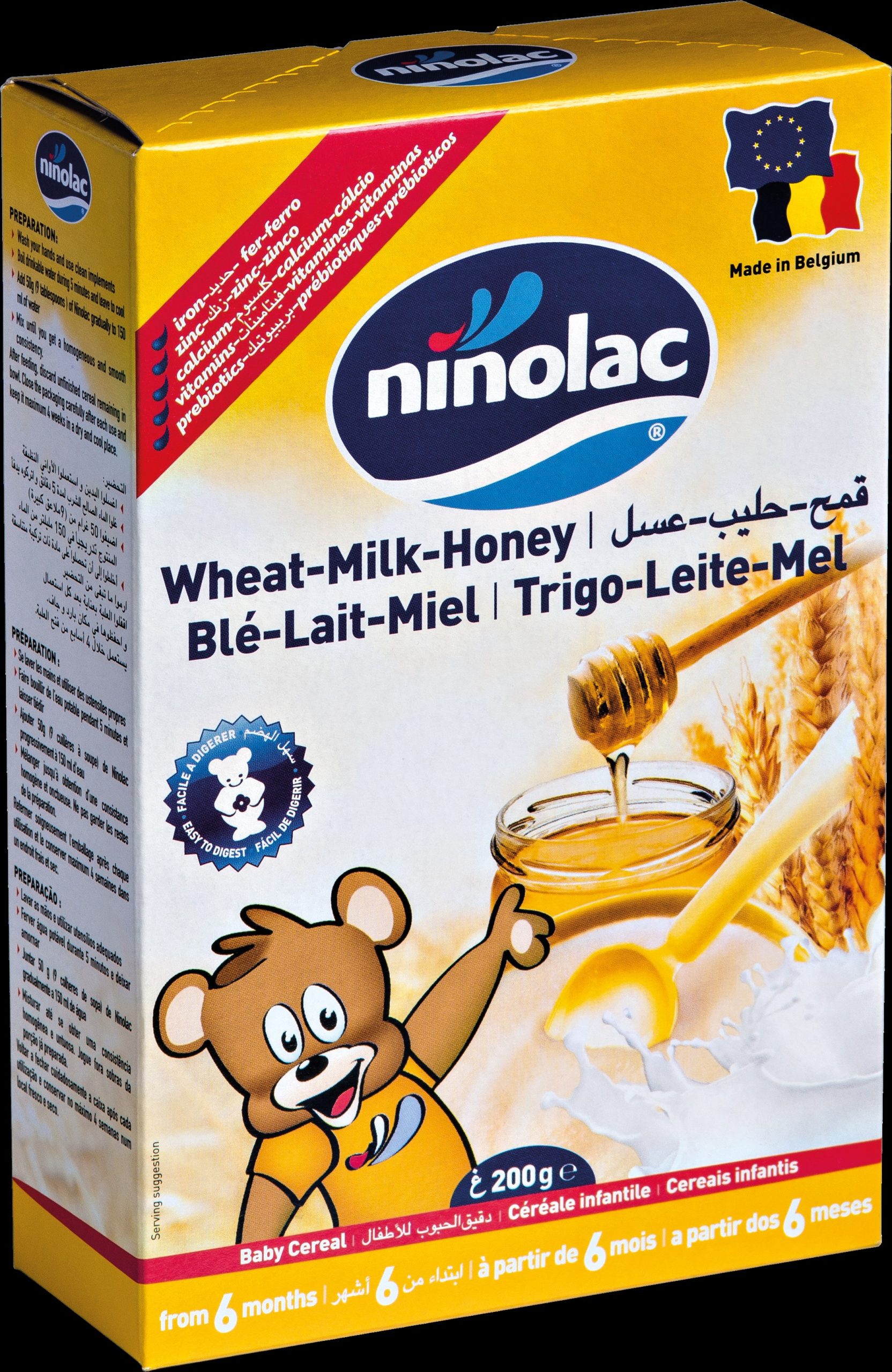NINOLAC WHEAT MILK HONEY PKT 200GR – Ta' Ganza