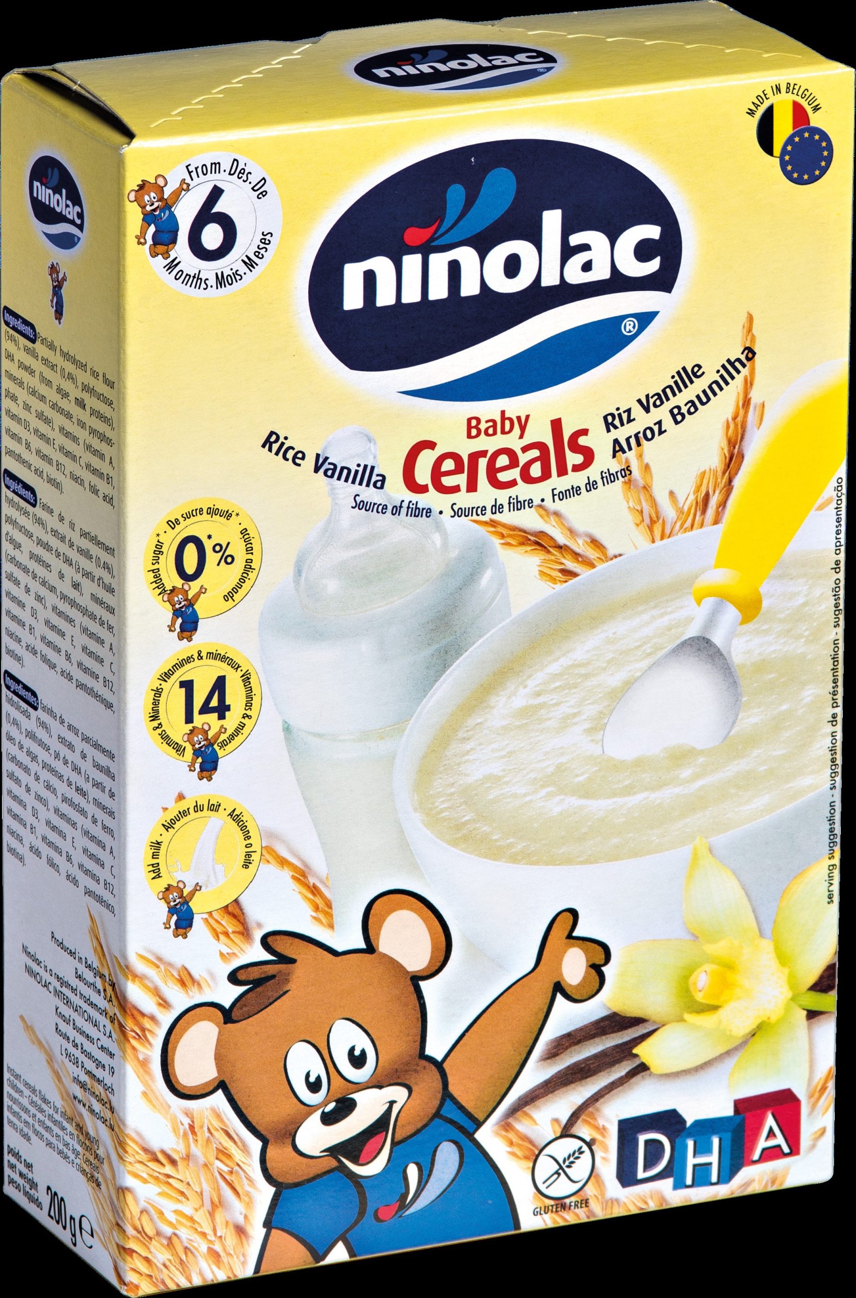 NINOLAC RICE VANILLA PKT 200GR – Ta' Ganza